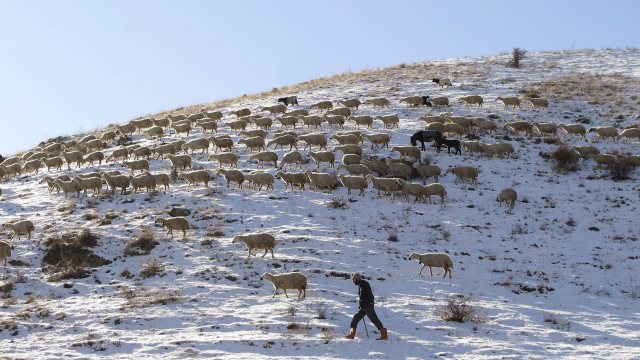 Καταστροφές από το χιόνι στην Τουρκία